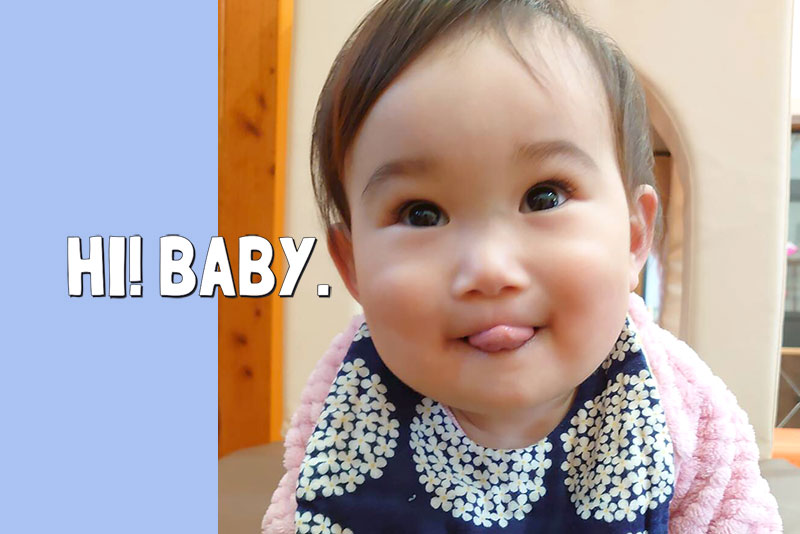 Hi!baby.こんにちは赤ちゃん♪